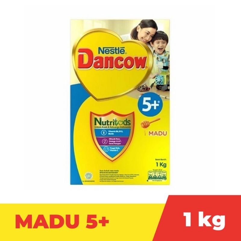 Jual SUSU DANCOW 5+ 1KG MADU | Shopee Indonesia
