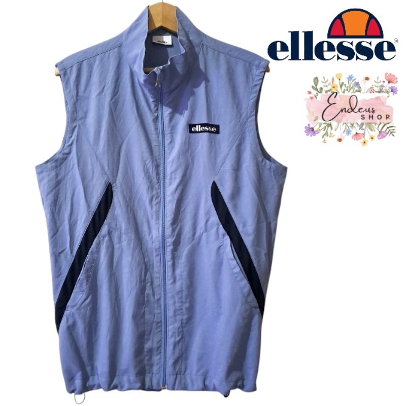 Jual VEST ROMPI ELLESSE SIZE L WARNA BIRU MUDA | Shopee Indonesia