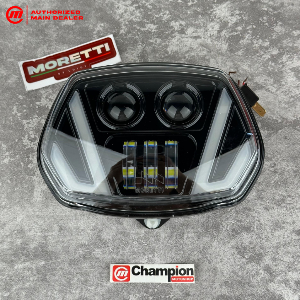 Jual Daymaker Lampu Depan Headlamp Vespa Sprint LED MF-01 MORETTI | Shopee Indonesia