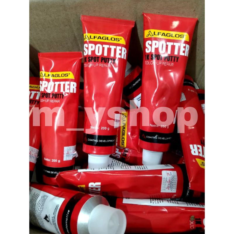 Jual dempul instan dempul praktis alfaglos spotter 1k spot putty touch ...
