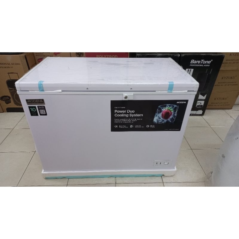Jual Chest Freezer Box 330 Liter Modena MD-0331MAWH Garansi Resmi ...