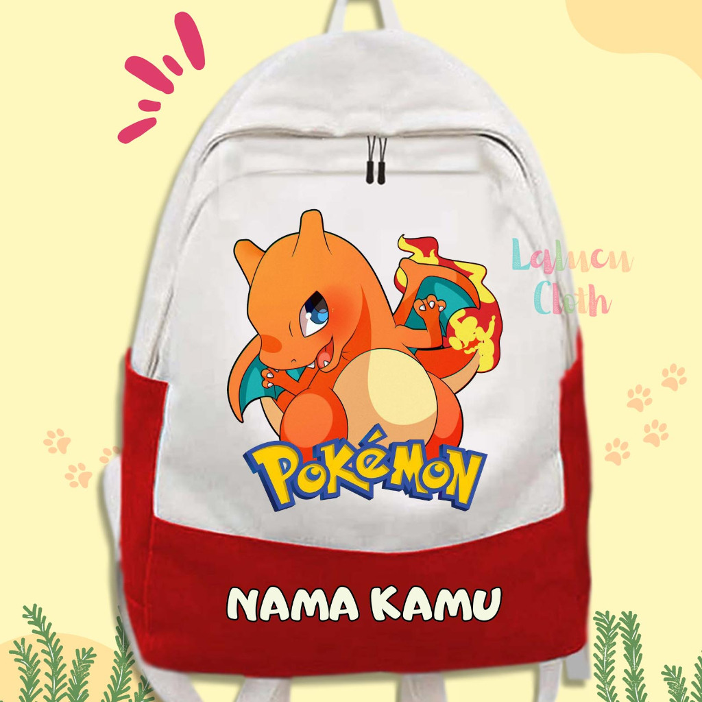 Jual TAS RANSEL ANAK POKEMON CHARIZARD CHIBI LUCU / BACKPACK ANAK ...