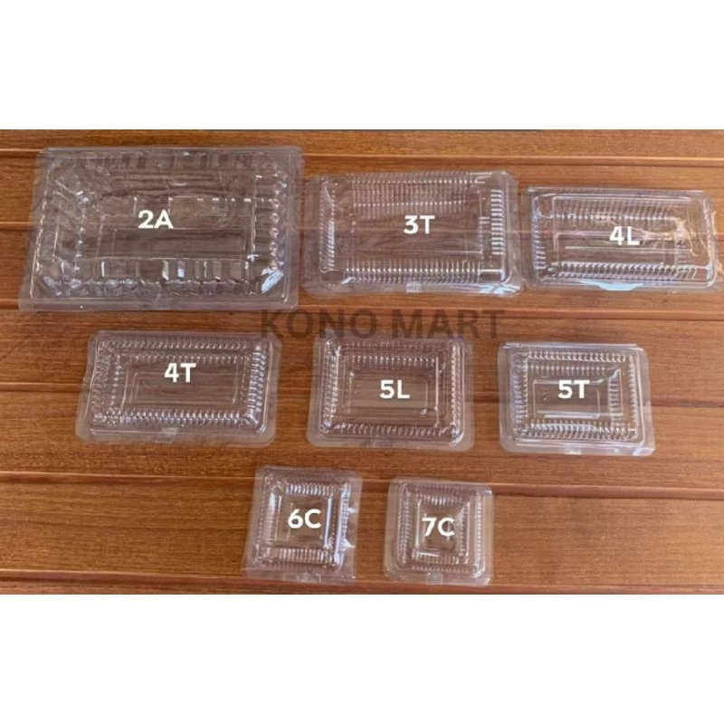 Jual Plastik mika kue ukuran 3x, 4x, 5x, 6x, 7x, 1A, 2A / mika kotak ...