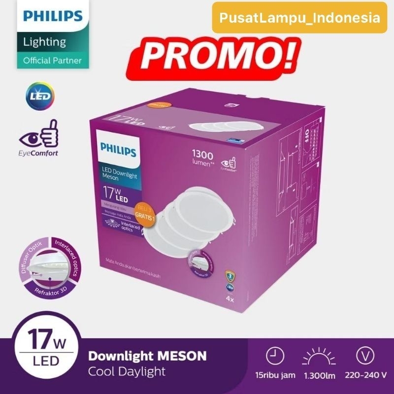 Jual PHILIPS MESON MULTIPACK 17W 17 WATT 21W 21 WATT 24W 24 WATT LAMPU ...