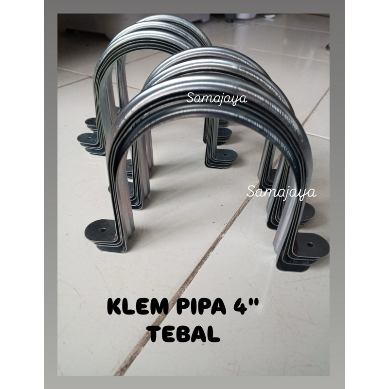 Jual Klem Pipa Besi 4" . Klem OMEGA 4 inch . Klem pipa 4" besi | Shopee ...