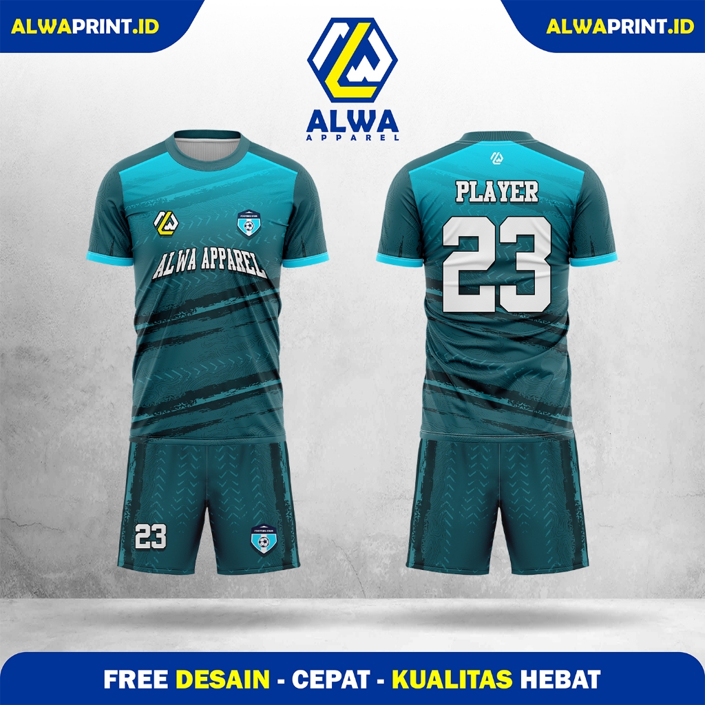 Jual JERSEY FULL PRINT, BISA CUSTOM, FREE DESAIN BISA SATUAN | STELAN ...