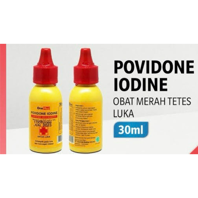 Jual povidone iodine 30 ml onemed harga perbotol | Shopee Indonesia