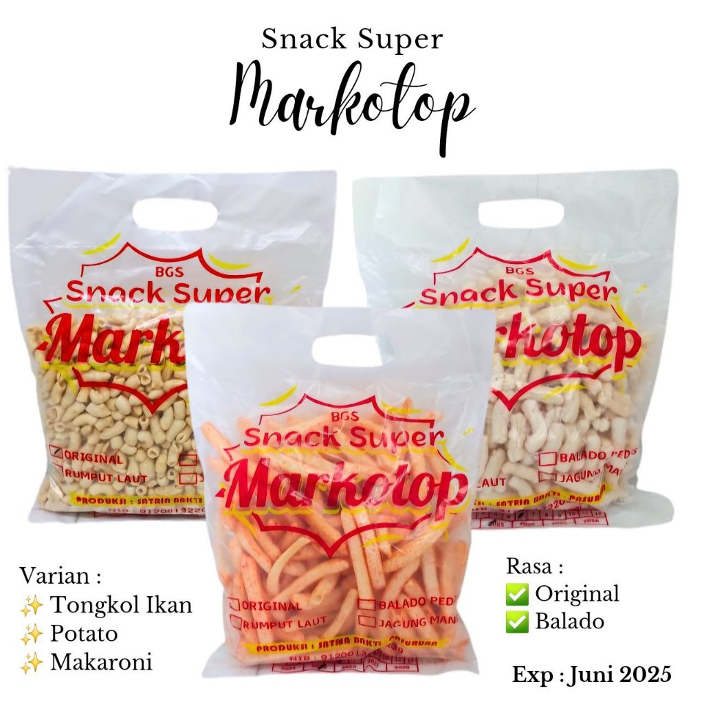 Jual Aneka Macam - Macam Snack Super Markotop | Shopee Indonesia