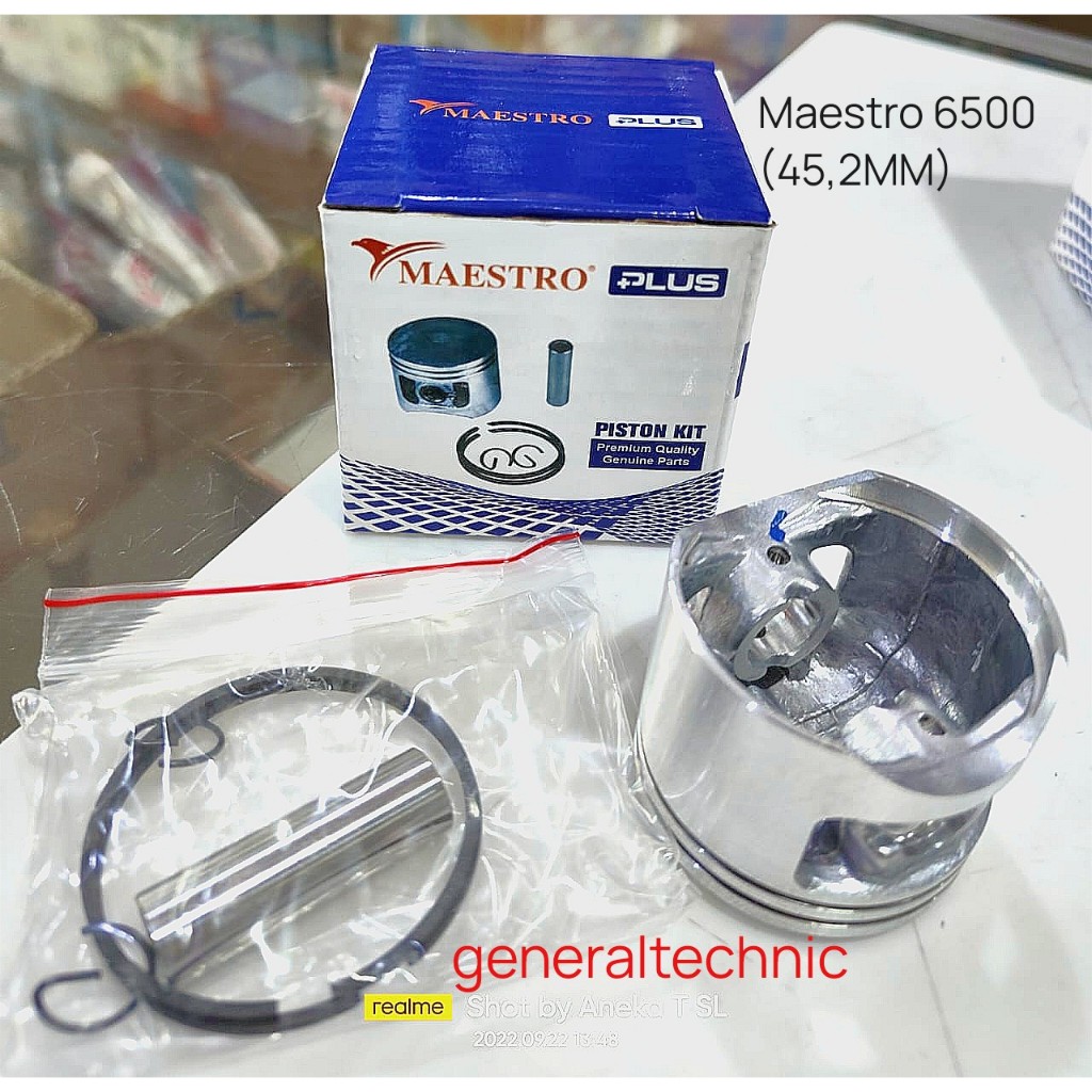 Jual Piston Assy 6500L Maestro Piston Kit Maestro 6500L Piston + Ring ...
