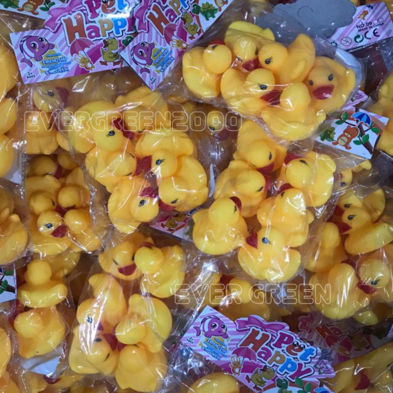 Jual Hiasan/Boneka Bebek Kuning 6pcs (Bebek Antri Medium) mainan bak ...