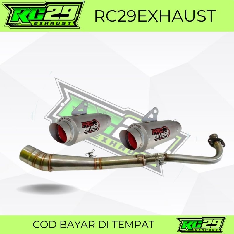 Jual Knlpot racing pro liner supra x 125 supra jupiter z shogun emas ...