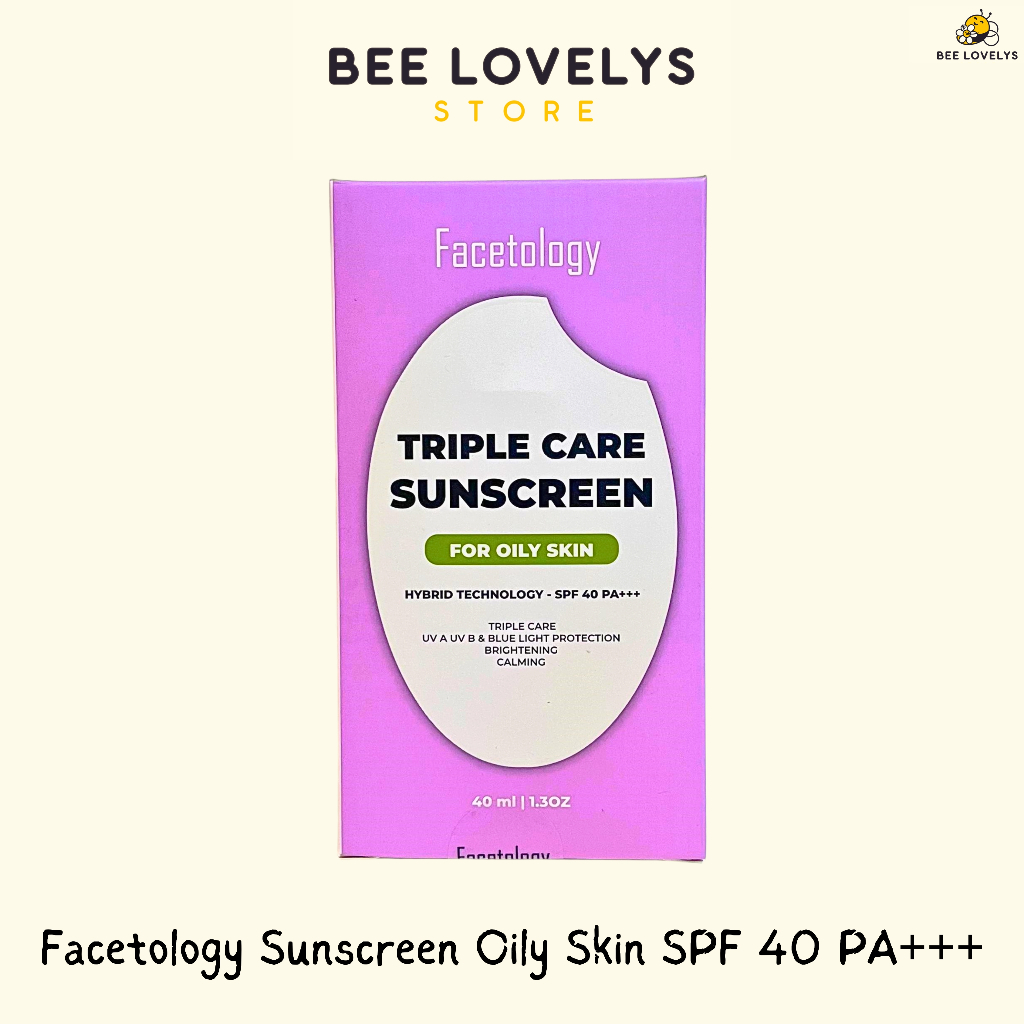 Jual Facetology Triple Care Sunscreen Oily Skin SPF 40 PA+++ | Shopee Indonesia