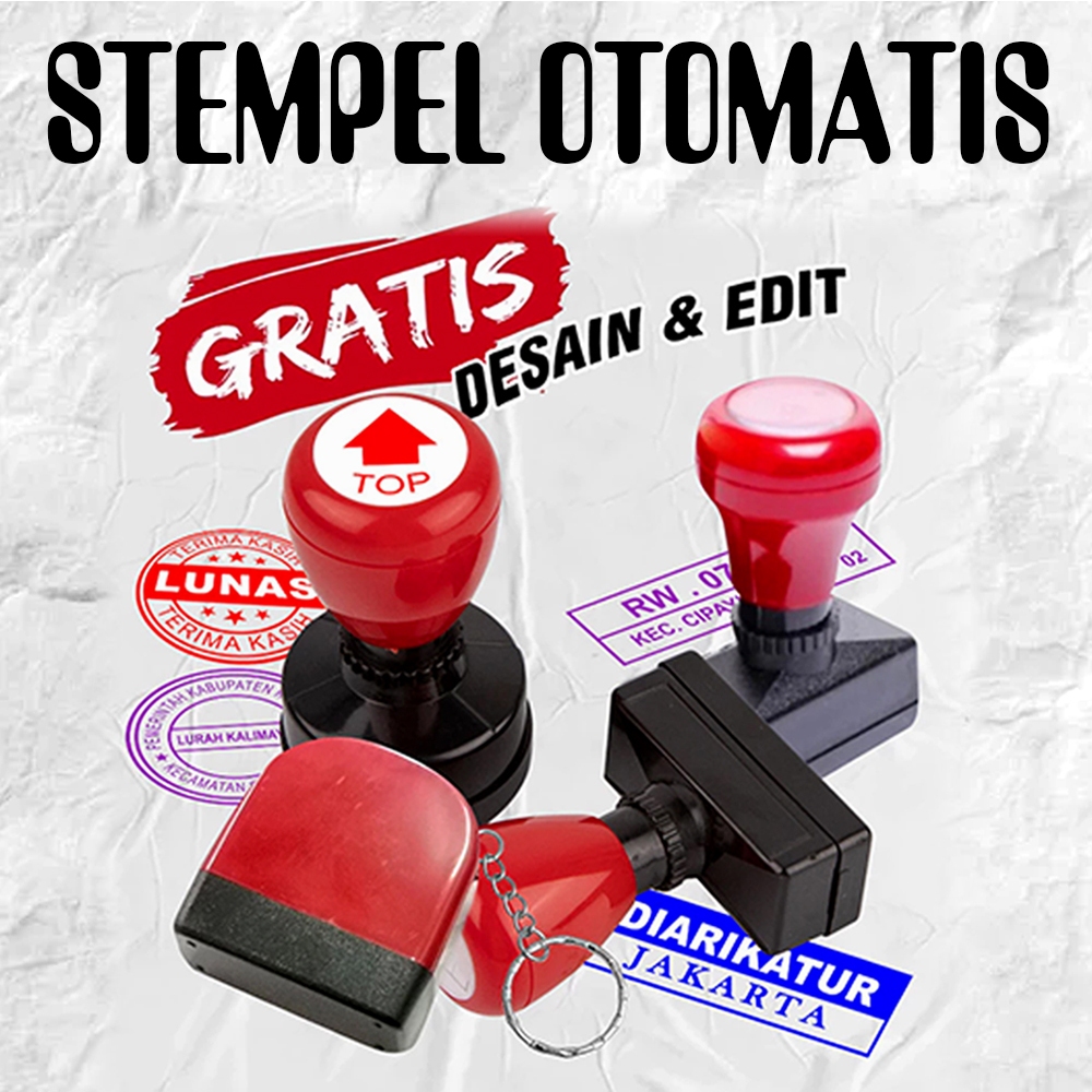 Jual STEMPEL OTOMATIS | STEMPEL CUSTOM | STEMPEL FLASH | STEMPEL WARNA | Shopee Indonesia