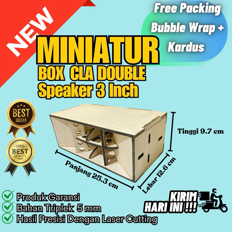Jual Box Sound CLA Double Speaker 3 Inch | Shopee Indonesia