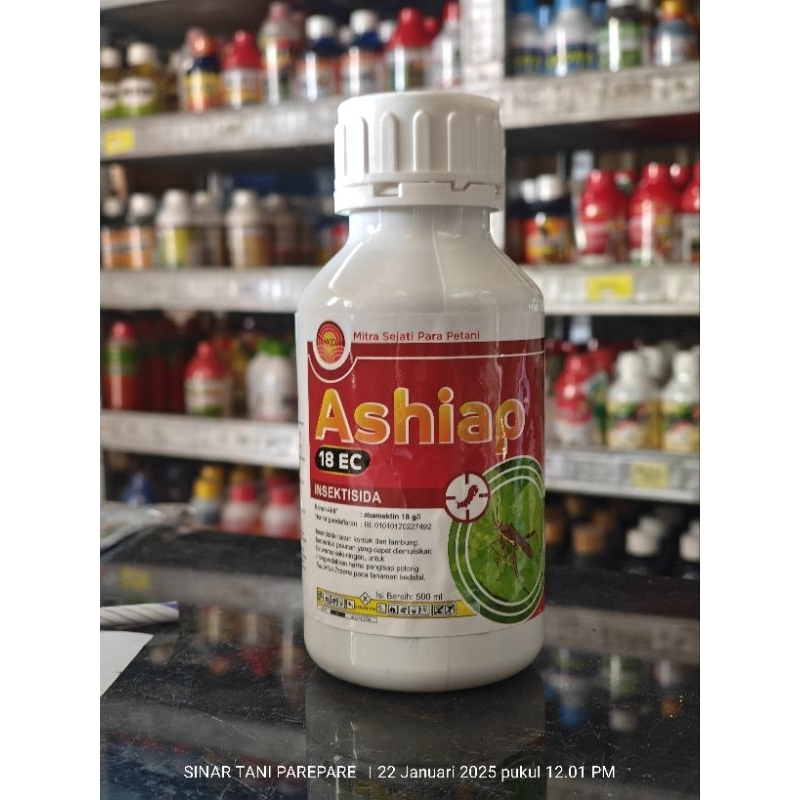 Jual Insektisida Ashiap 18EC kemasan (500ml)untuk mengendalikan hama ...