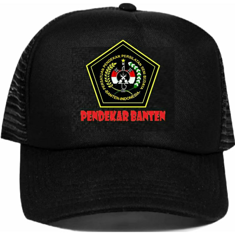 Jual Pendekar banten topi jaring trucker logo pendekar banten | Shopee ...