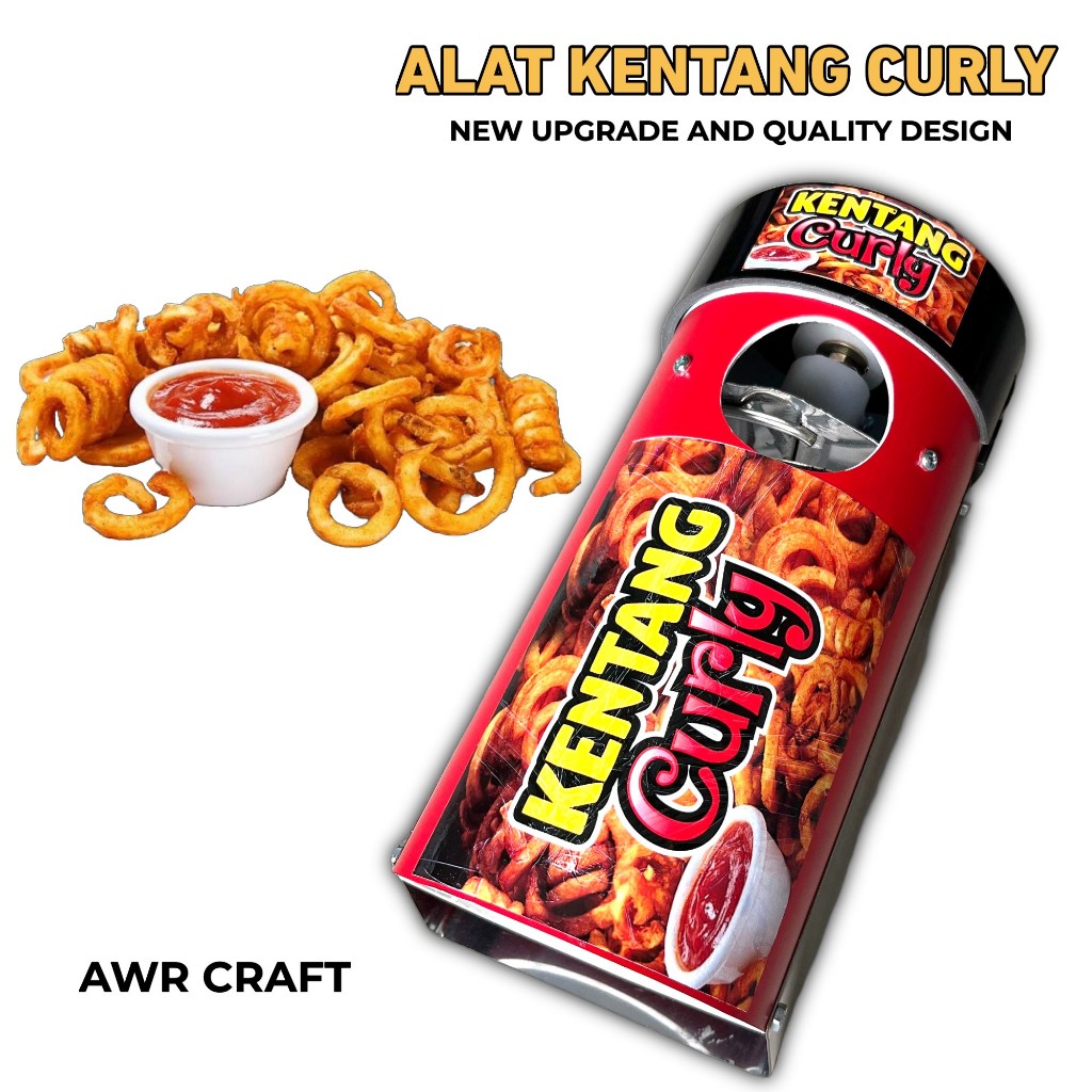 Jual Mesin Potong Kentang Curly dan Spiral New Design Kualitas Teruji ...
