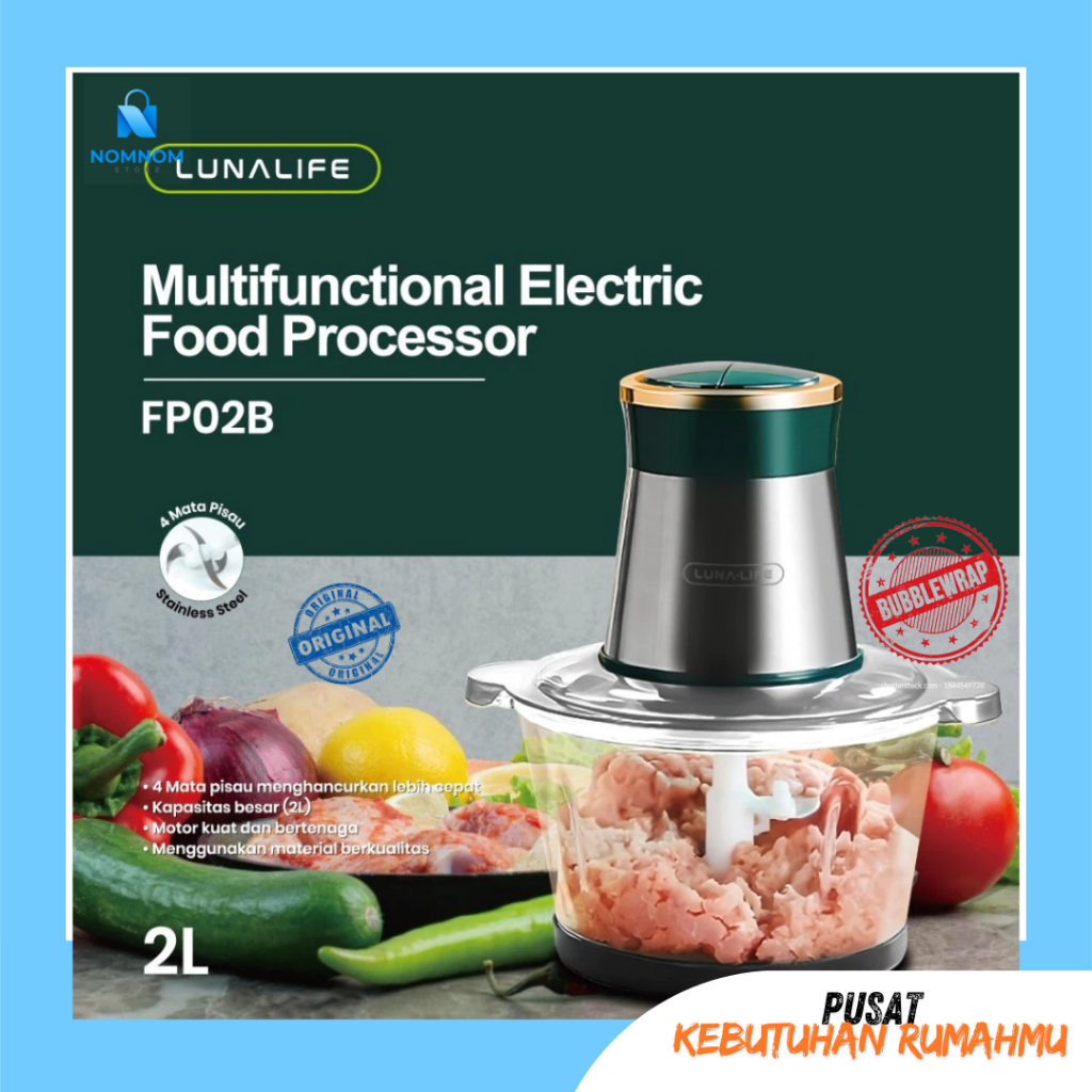 Jual Blender Bumbu Dapur Halus Luna Life / Luna Food Processor ...