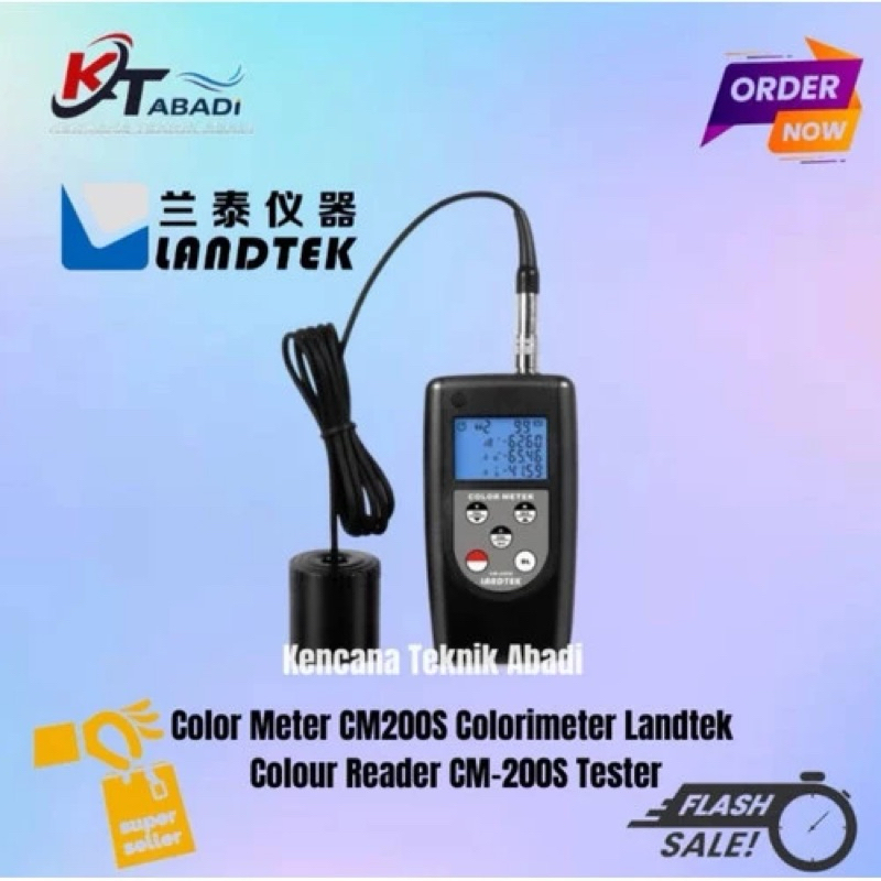 Jual Color Meter CM200S Colorimeter Landtek Colour Reader CM-200S ...
