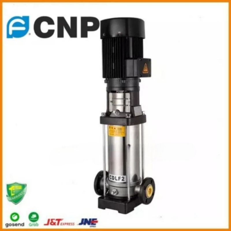 Jual POMPA DORONG CNP CDLF 2-18 3HP 220V BOOSTER MEMBRAN RO CAR WASH ...