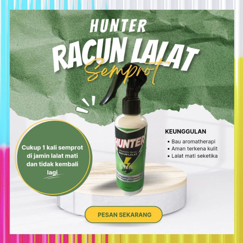 Jual HUNTER RACUN SEMPROT PEMBUNUH PEMBASMI HAMA LALAT RACUN LALAT ...