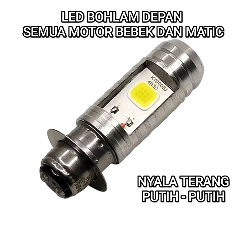 Jual BOHLAM LED lampu depan H6 2 sisi AC DC LED utama untuk Semua Motor ( universal ) | Shopee ...
