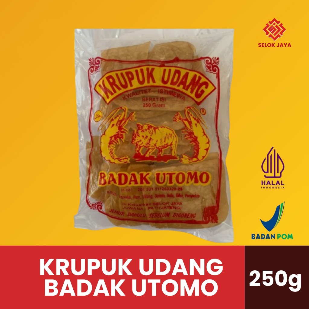 Jual Krupuk Udang Badak dan Kucing Anggora 250 gr | Shopee Indonesia