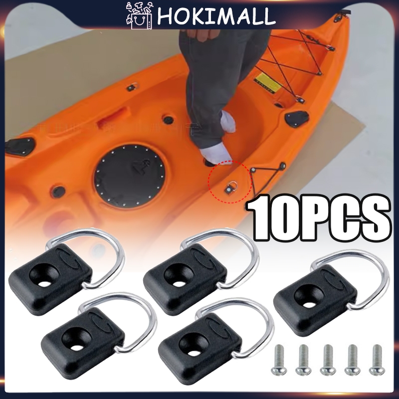 Jual 10PCS/SET D Ring Tie Down Loop Kayak/Kan o/Canoe/SUP/Paddle Board ...