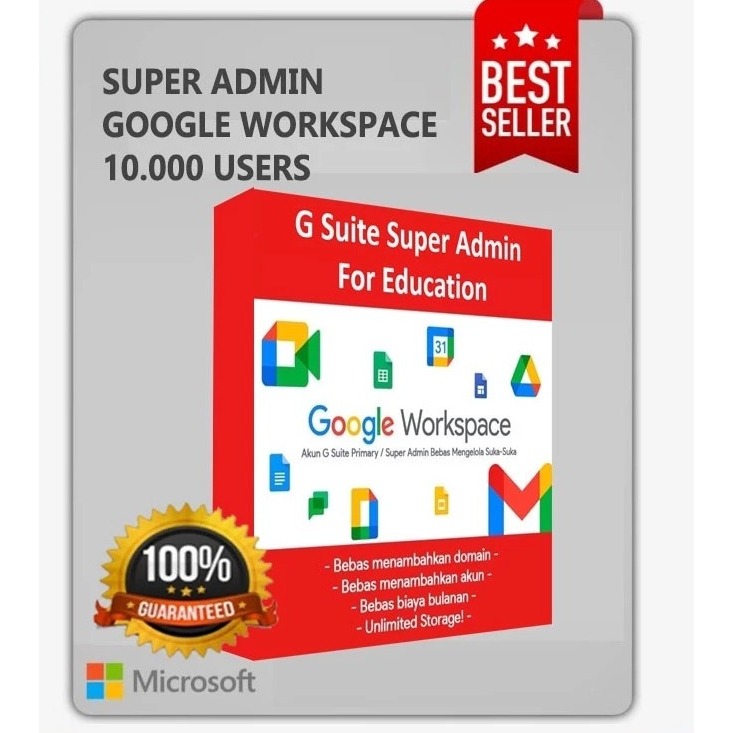 Jual Special Offer Gsuite Workspace Super Admin FRESH 3BULAN 10K User Education - Digital ...