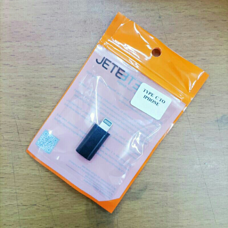 Jual Adapter / Converter Type C to IPhone Merk Jete | Shopee Indonesia