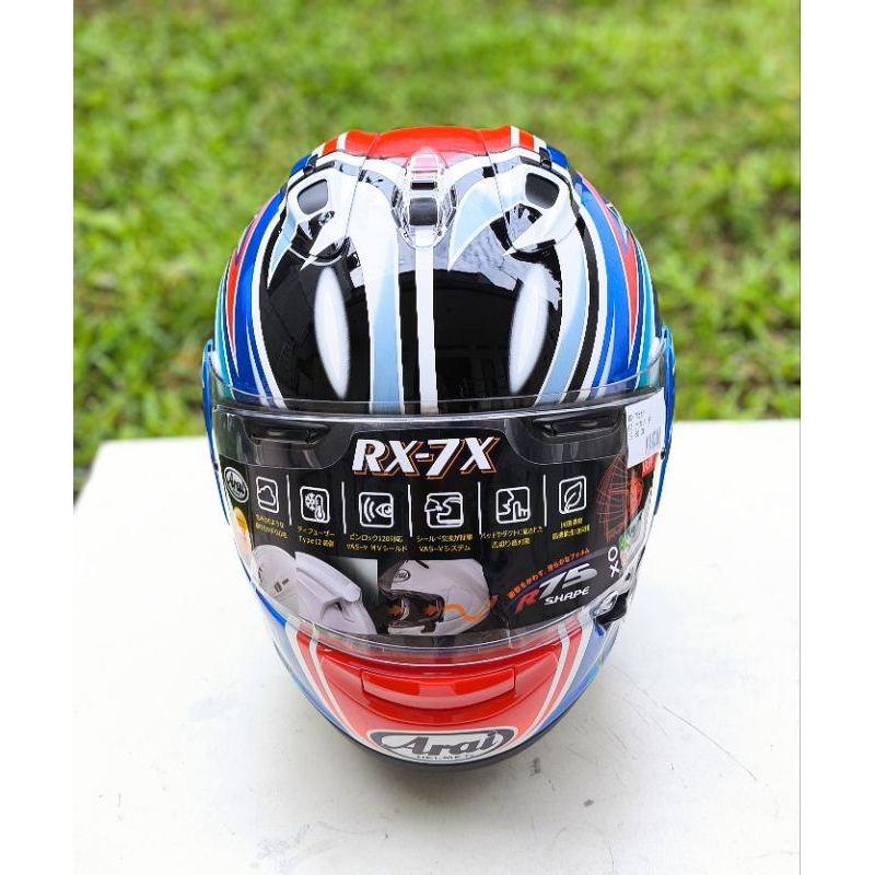 Jual Arai Rx7x Nakano Rabbit Red 03 Size L Snell 2025 Brand New ...