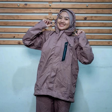 Jual Jas Hujan Premium Raincoat Wildshell Sentani Waterproof Taslan ...
