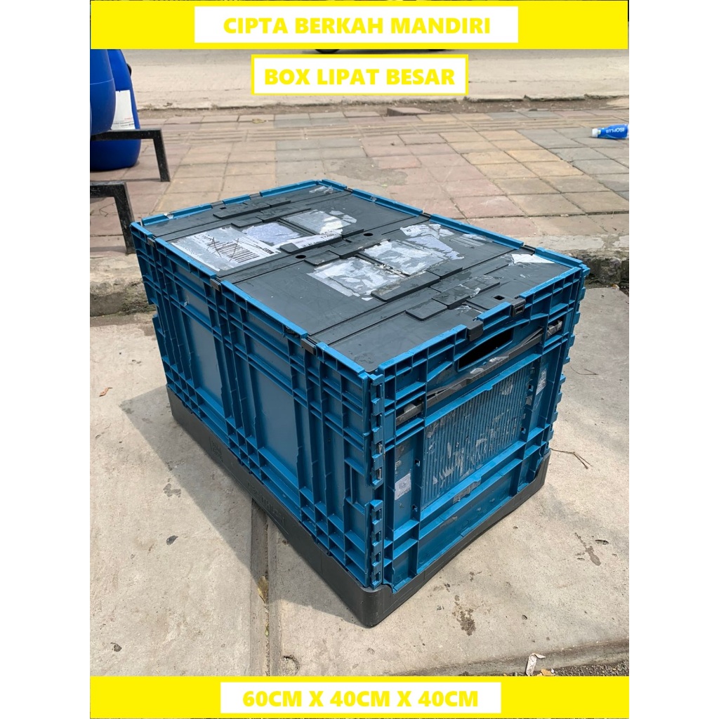 Jual Box lipat besar Box Kontener Plastik Box Kotak Penyimpanan Kunci ...