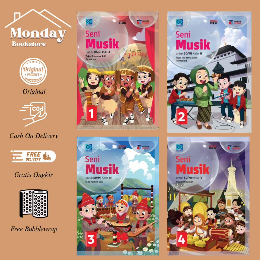 Jual GRAFINDO SD - SENI MUSIK KELAS 1,2,3,4,5,6 SD/MI KURIKULUM MERDEKA | Shopee Indonesia