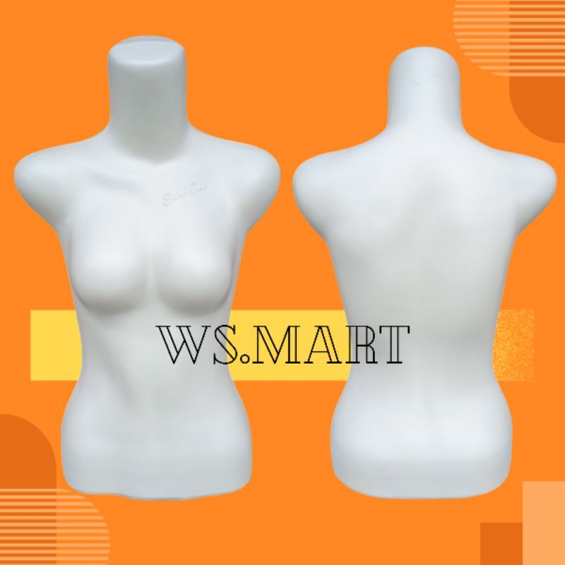 Jual Patung Manekin Setengah Badan - Patung Baju Cewek LBT NK | Shopee ...
