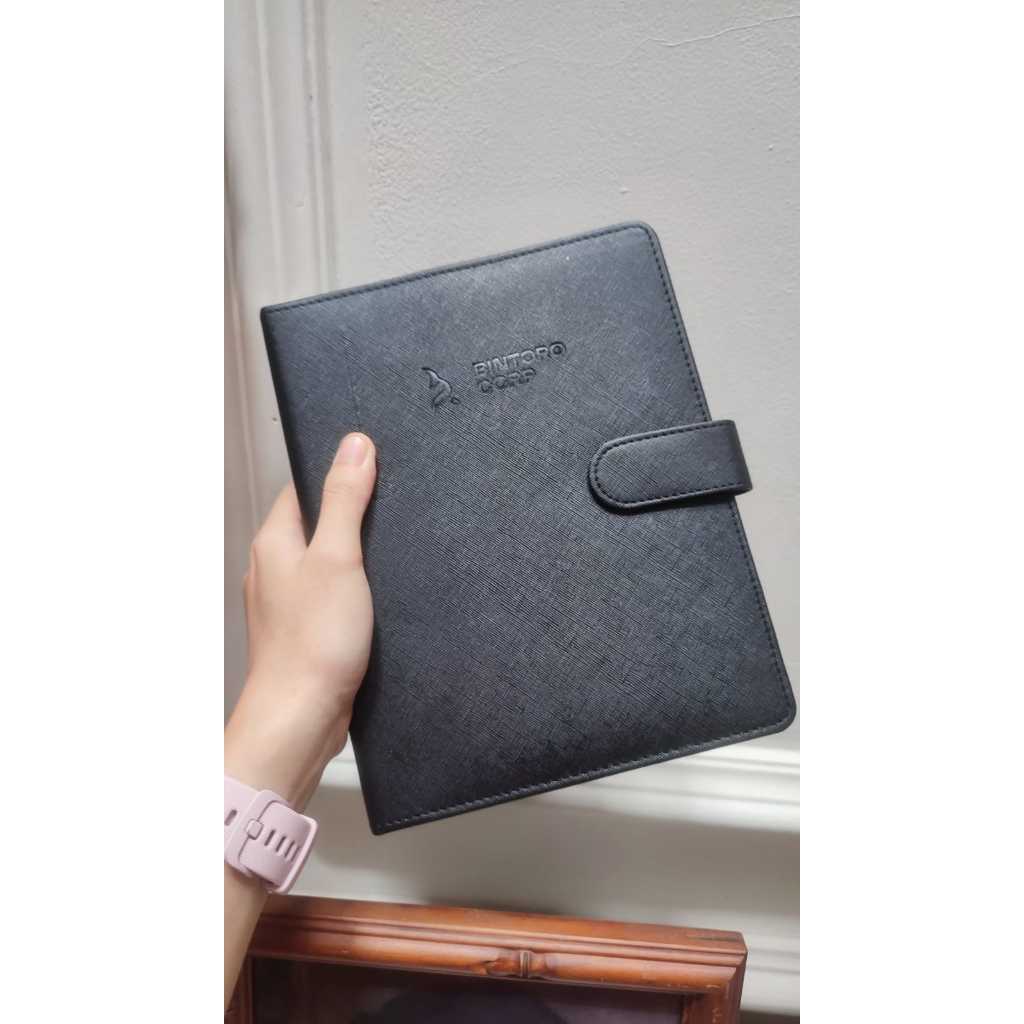 Jual [KHUSUS GROSIR] Binder Custom Emboss A5/ Binder Kulit Custom ...
