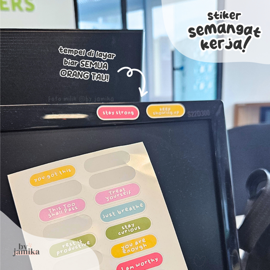 Jual Stiker Semangat Kerja | Shopee Indonesia