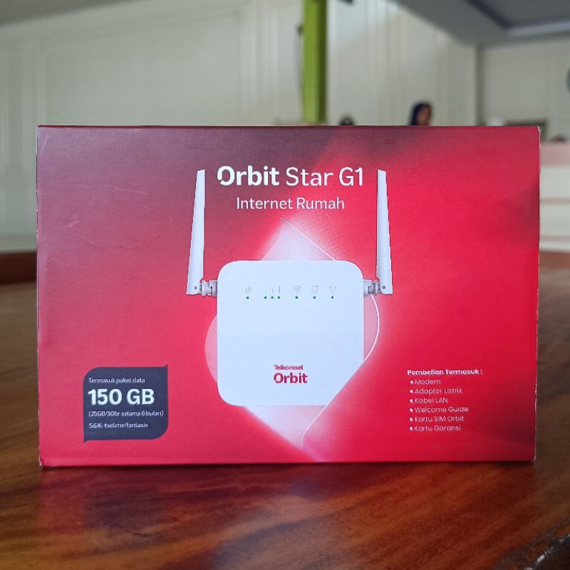 Jual TELKOMSEL ORBIT STAR G1 MODEM WIFI/INTERNET PORTABLE 4G UP TO 15 ...