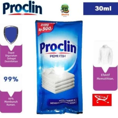 Jual PROCLIN PEMUTIH SACHET (isi 1 renceng = 12 sachet) | Shopee Indonesia