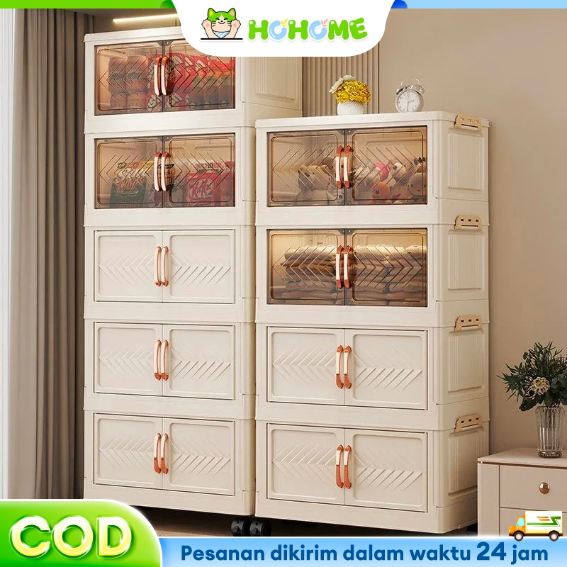 Jual HOhome lemari pakaian plastik lemari box plastik pakaian lemari ...