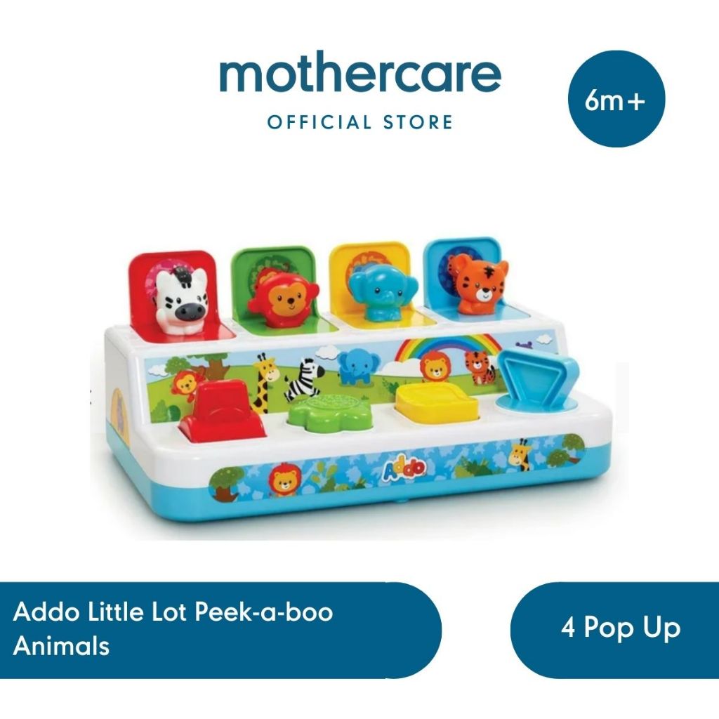 Jual Addo Little Lot Peek-a-Boo Animals Toys - Mainan Edukasi Motorik ...