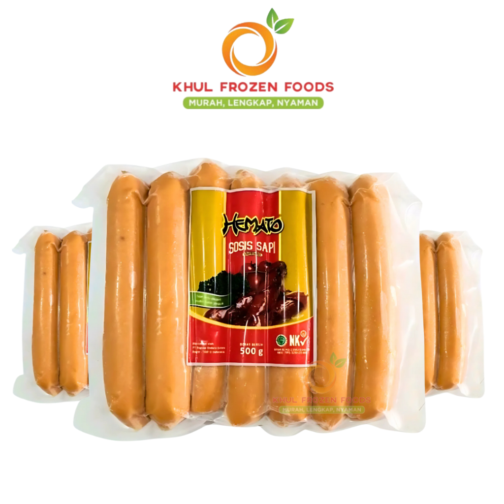 Jual Hemato Sosis Sapi Bakar Jumbo Isi7 500Gr / HEMATO / Sosis sapi ...