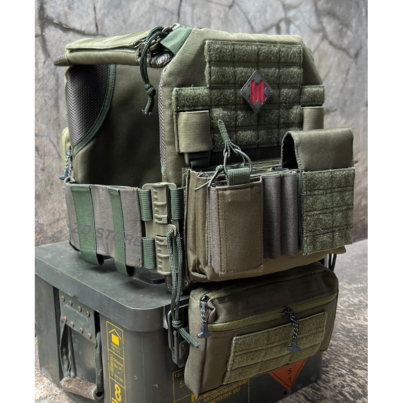 Jual Body Vest BLACK WARIOR GEN 1 Hijau/Body Vest Tactical Hijau TNI ...