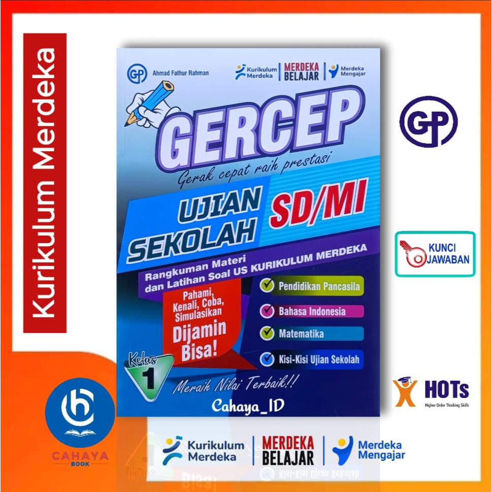Jual Buku Bank Soal Kurikulum Merdeka Untuk Kelas 1 SD/MI - Gercep Buku Siap Menghadapi Ujian ...