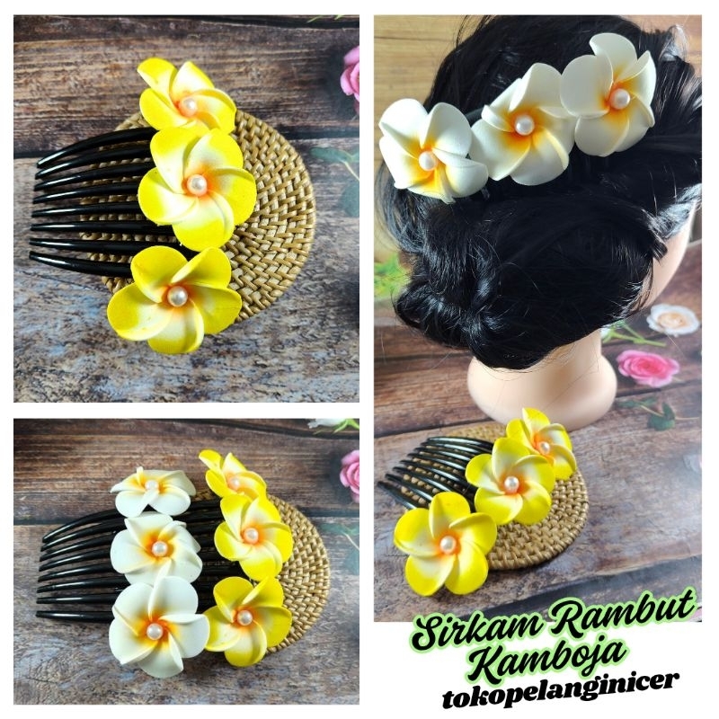 Jual Sirkam Rambut Bunga Kamboja- Sirkam Kamboja- Sirkam Sanggul ...