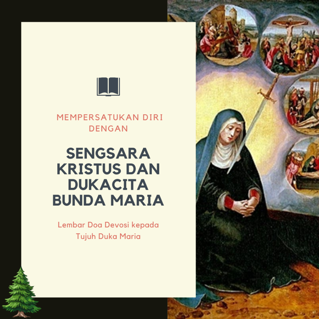 Jual Lembar Doa Katolik Devosi Kepada Tujuh Duka Maria - Meneguhkan ...