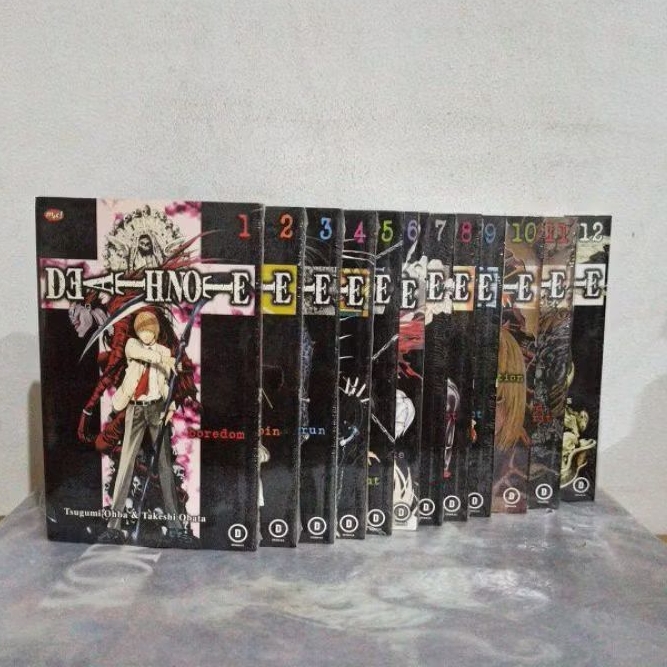 Jual Komik Original DEATH NOTE Tsugumi Ohba & Takeshi Obata Volume 1-12 Tamat Fullset | Shopee ...