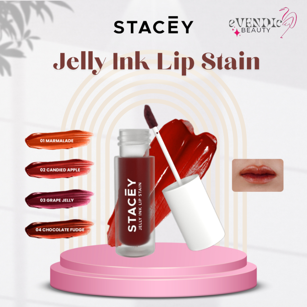 Jual READY Stacey Jelly Ink Lip Stain - Make up Lip Tint Glossy Plumppy ...