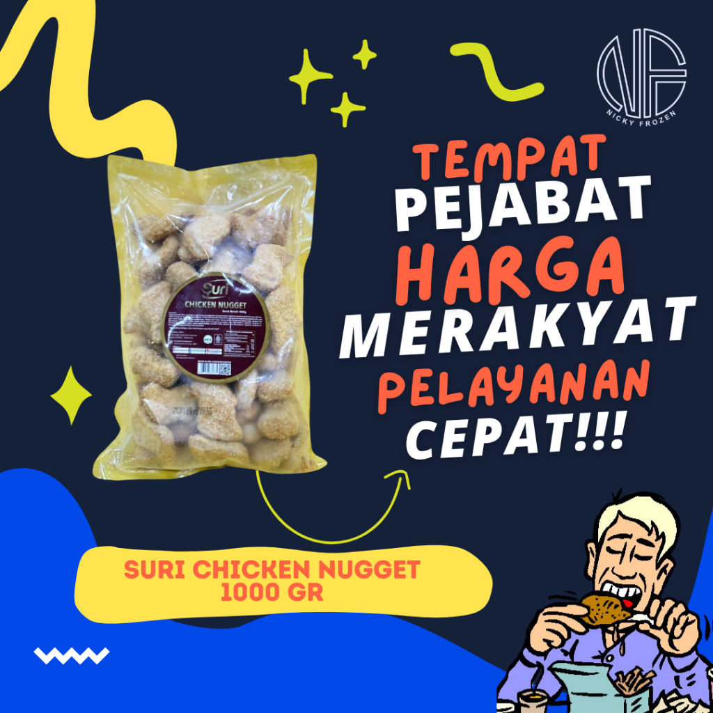 Jual SURI CHICKEN NUGGET 1000 GR | Shopee Indonesia