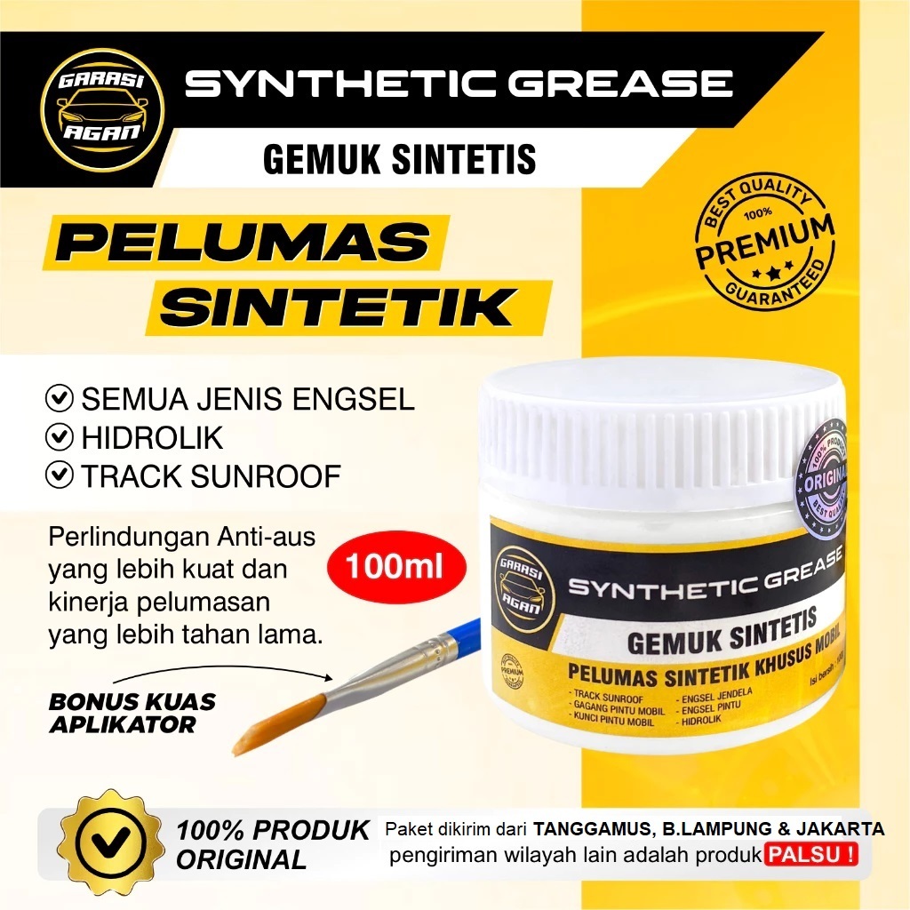 Jual GEMUK BENING SINTETIS PELUMAS SINTETIK GREASE PELUMAS MOTOR MOBIL ...
